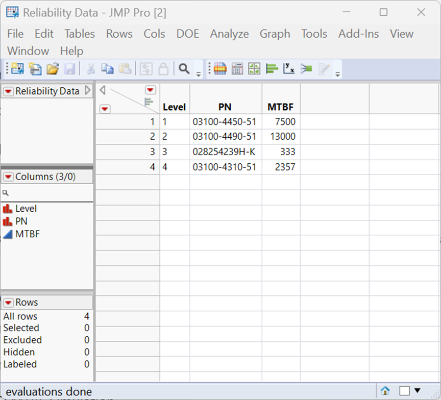 Repairable Systems Simulation - JMP User Community