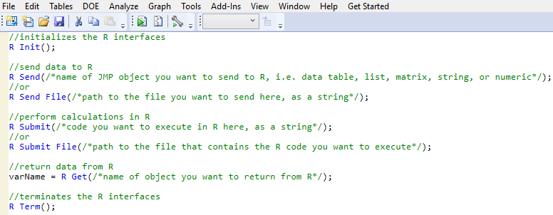Getting started with the JMP to R Interface - JMP User Community
