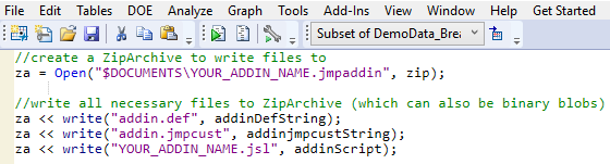 How to automate the creation of a JMP Add-In using JSL - JMP User Community