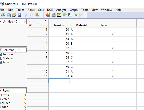 Solved: How do I do T Test with data inside a column - JMP User Community