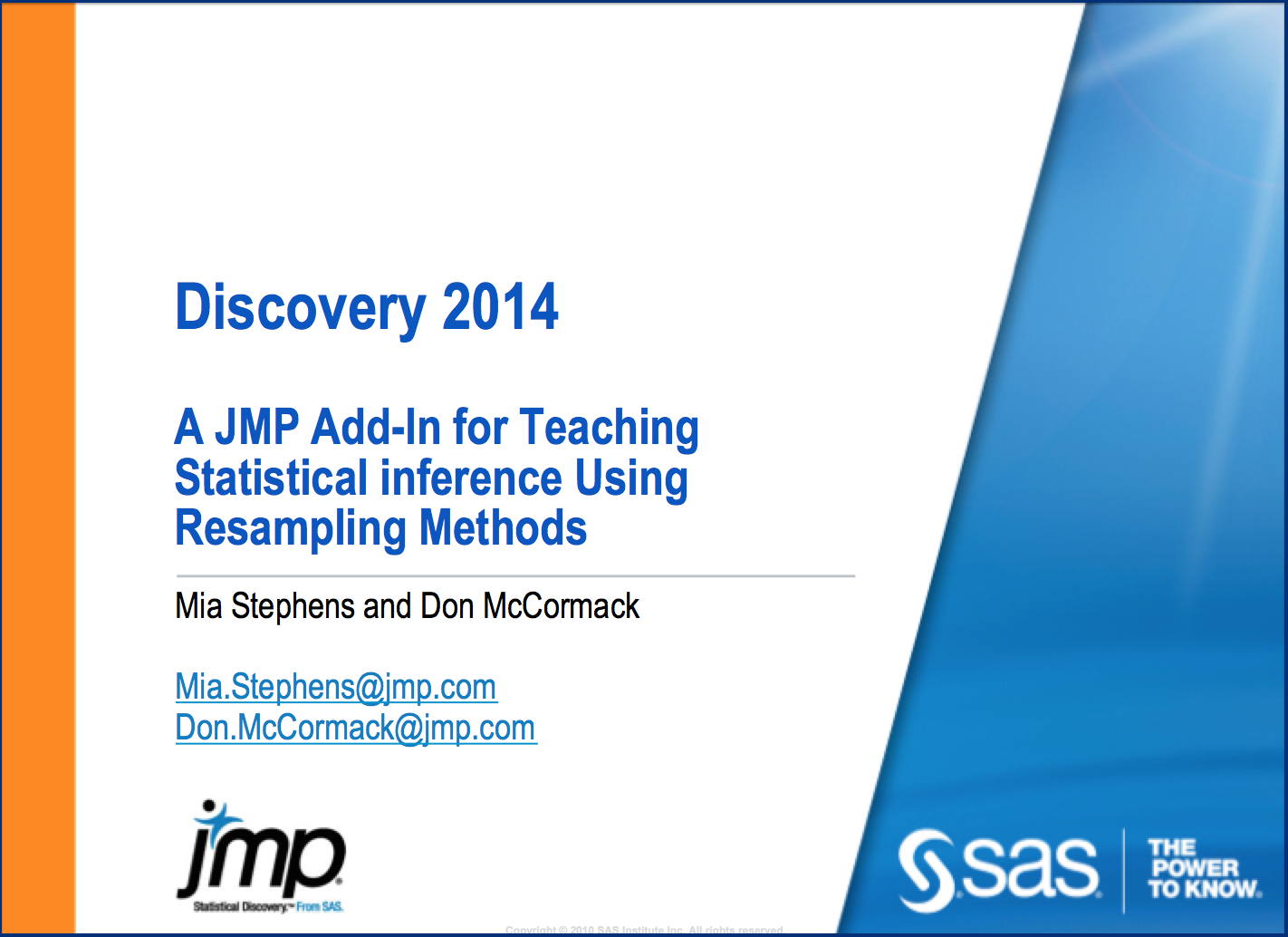 A Jmp® Add In For Teaching Statistical Inference Using Resampling Methods Jmp User Community