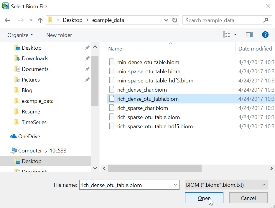 Biom Importer - JMP User Community