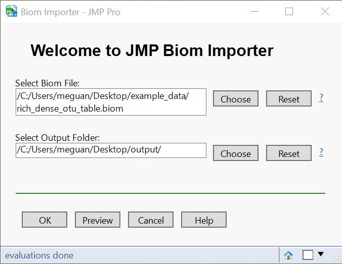 Biom Importer - JMP User Community
