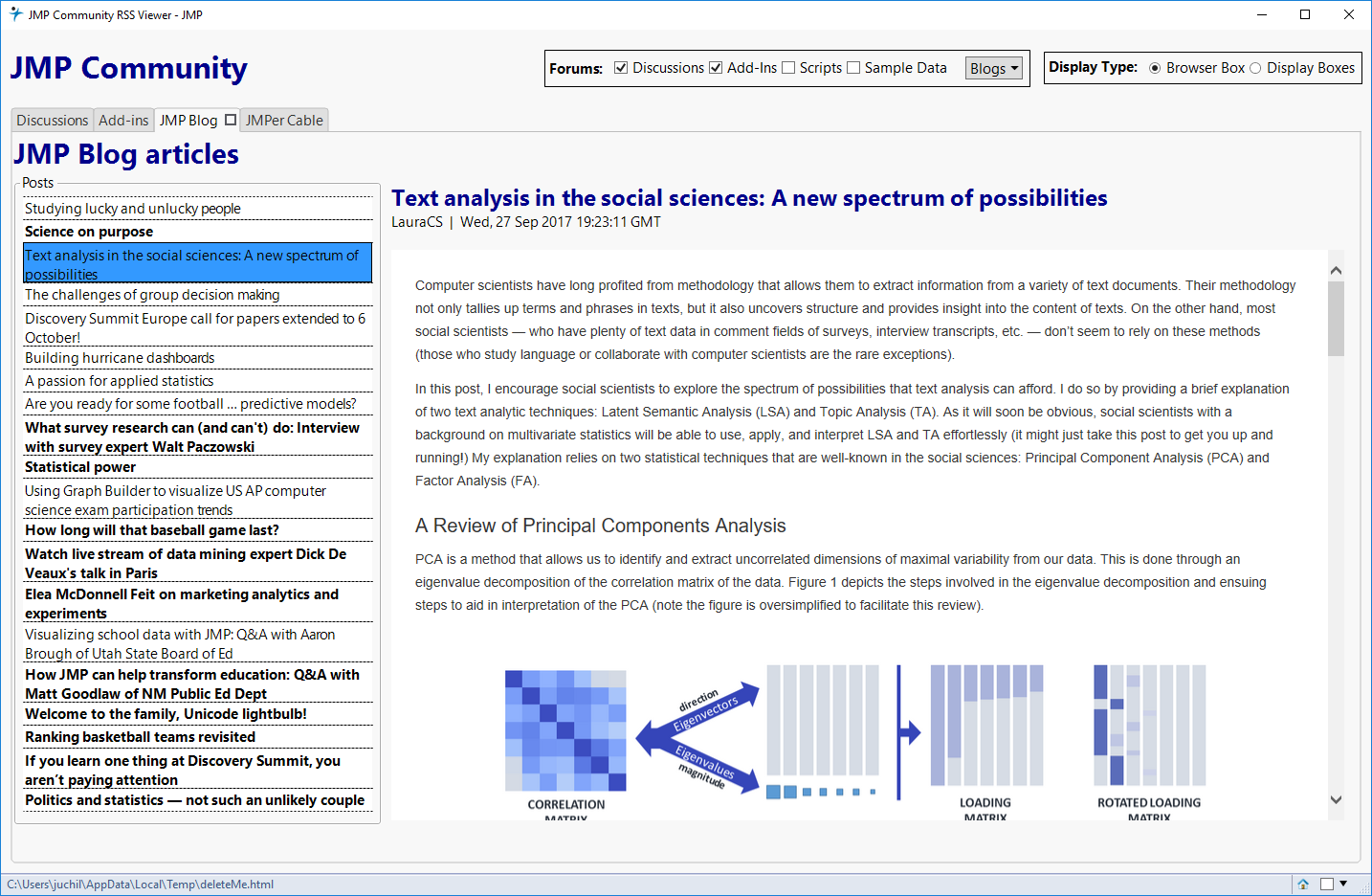 JMP User Community Add-In - JMP User Community
