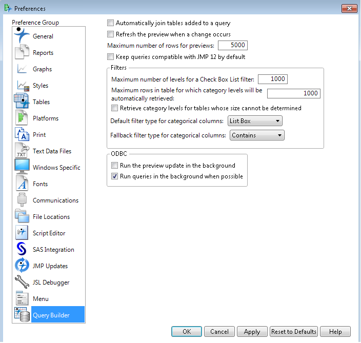 Hive Sql Query Builder Performance Issues Jmp User Community