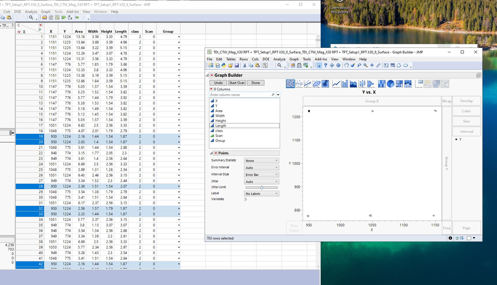 Solved: Adding row values based on graph selection - JMP User Community