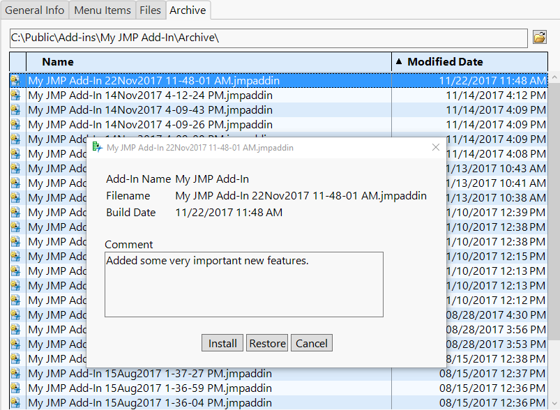 Add-In Manager - JMP User Community