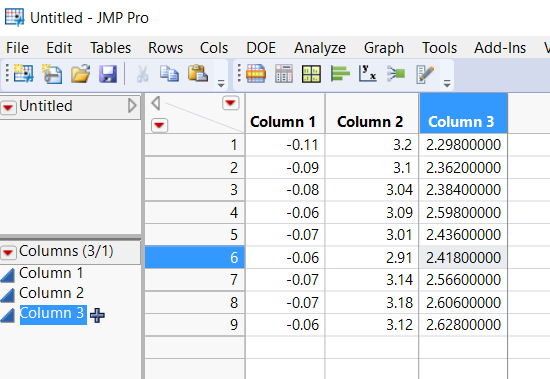 Solved Calculation Difference Between Actualms Excel And Jmp Jmp User Community