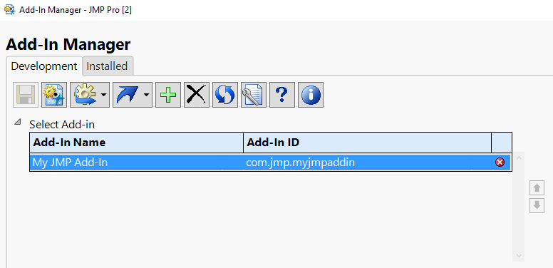 Add-In Manager, Part 1: Defining and building a JMP add-In