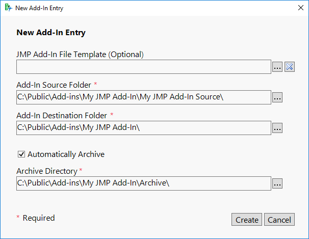 Add-In Manager, Part 1: Defining and building a JMP add-In