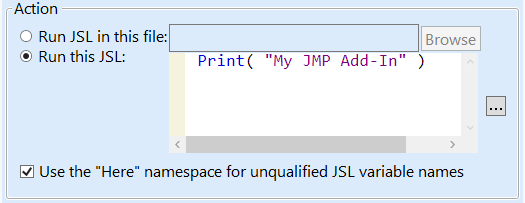 Add-In Manager, Part 1: Defining and building a JMP add-In