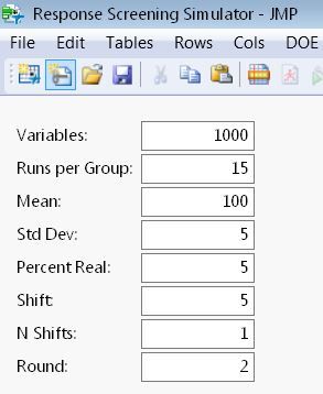 Response Screening Script from Don McCormack - JMP User Community