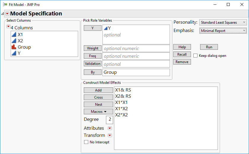 Save Script For Fit Model With By Group Jmp User Community